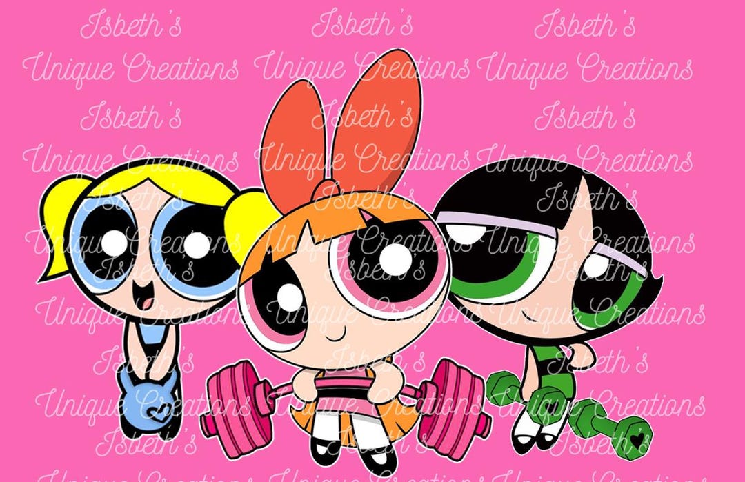 Fitness Powerpuff Girls - Etsy