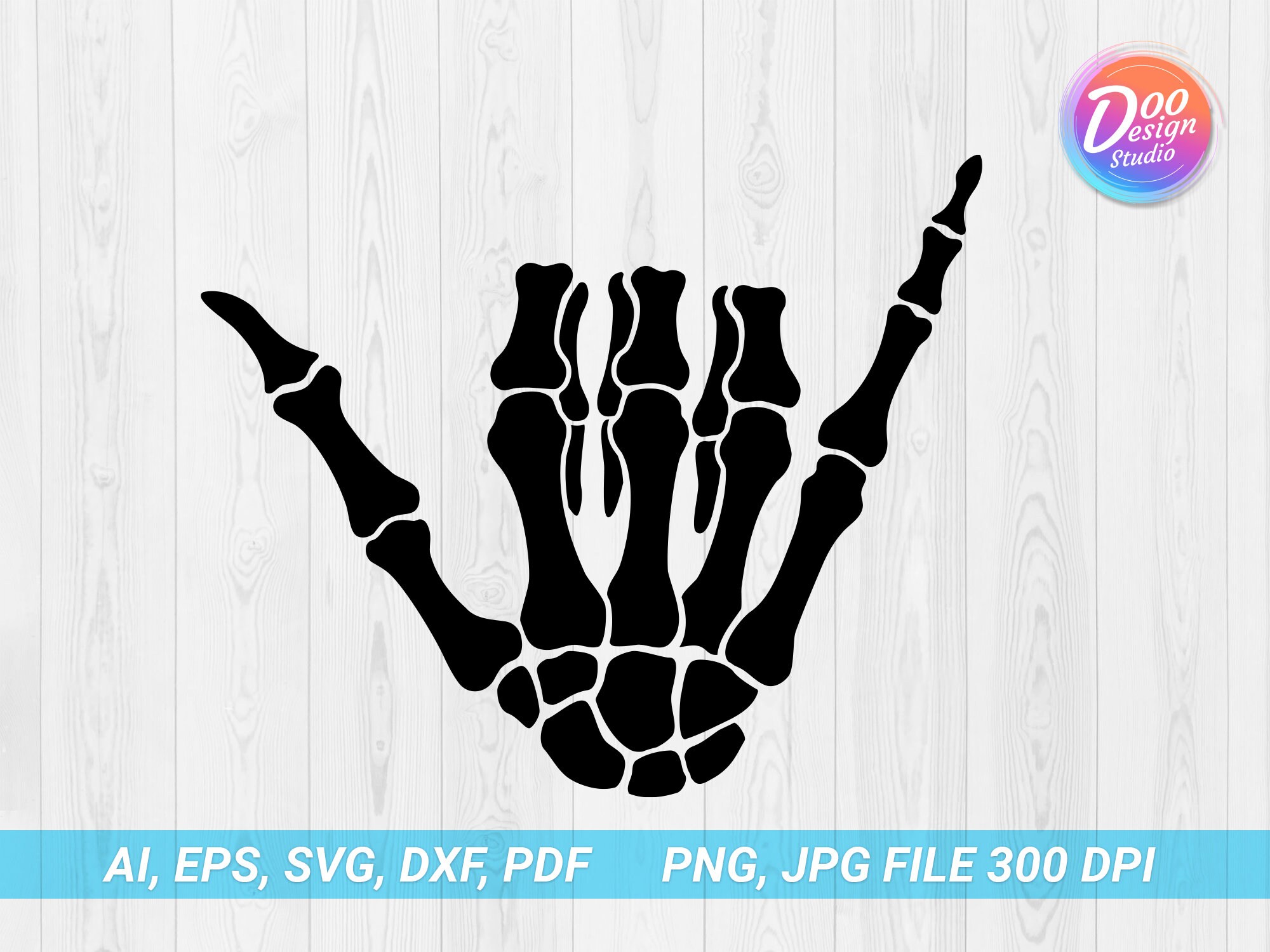 Shaka Skeleton Hand, Sign Svg, Peace Sign Svg, Skeleton Svg, Skeleton ...