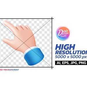 3d Hand Icons, 3d Hand Icons Png, Hand Icons Png, 3d Icons for Social ...