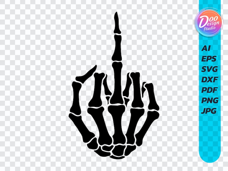 Mittelfinger svg, Skeleton svg, Mittelfinger Png, Skeleton Hand svg ...