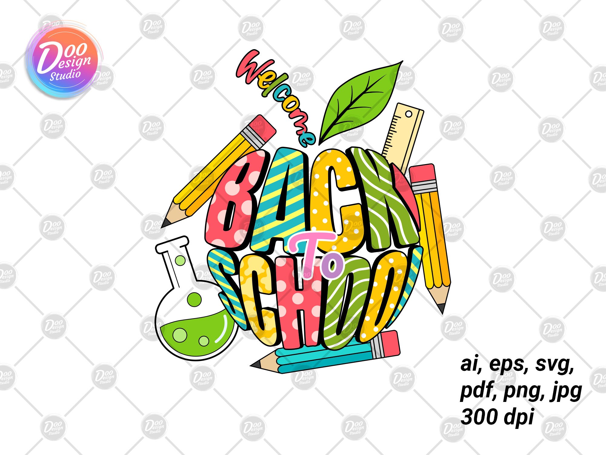 Welcome Back to School Svg for Sublimation Back to School - Etsy