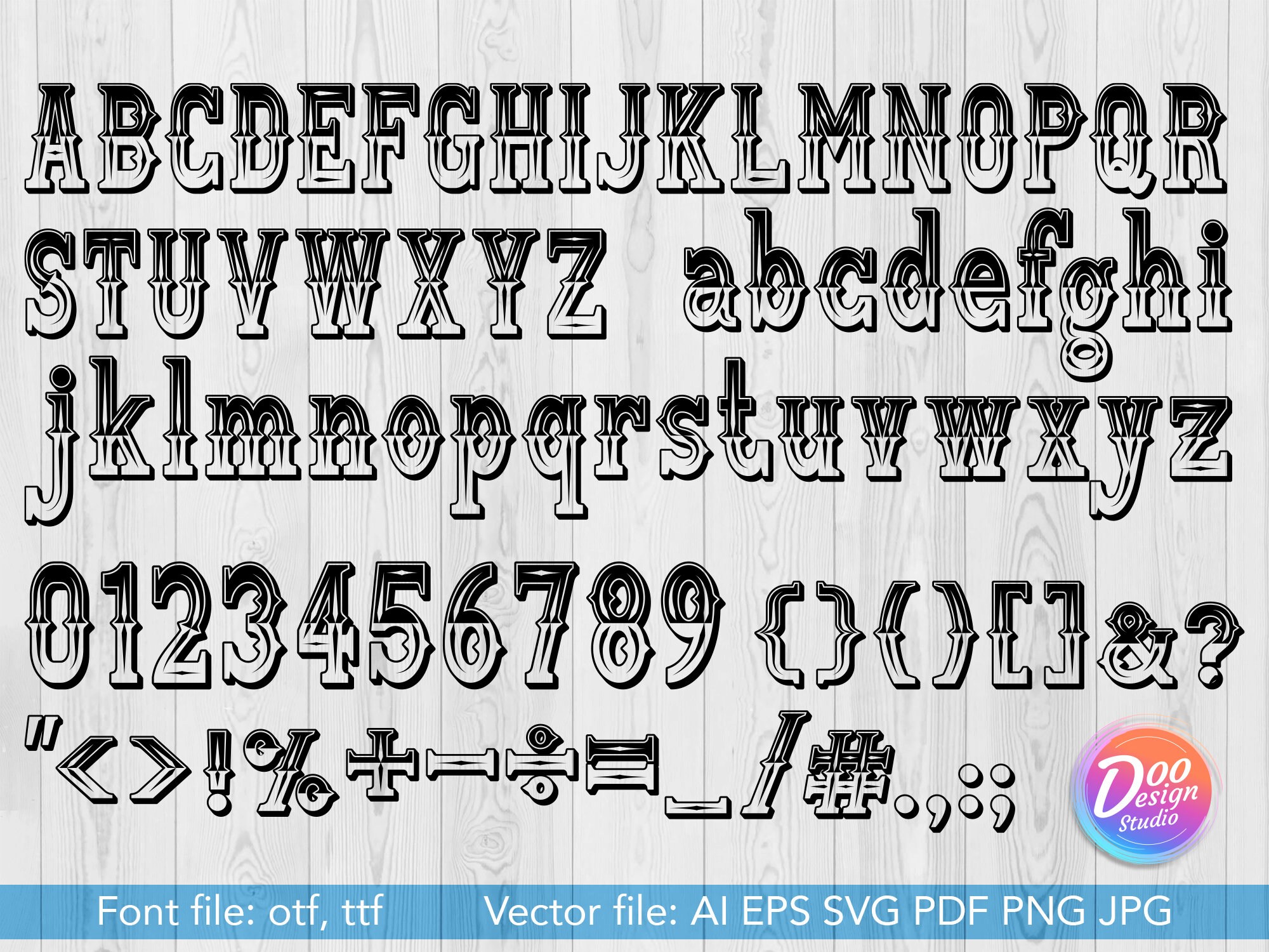 Western Font Svg, Western Font Ttf Otf Files, Ttf Otf Files, Cowboy ...