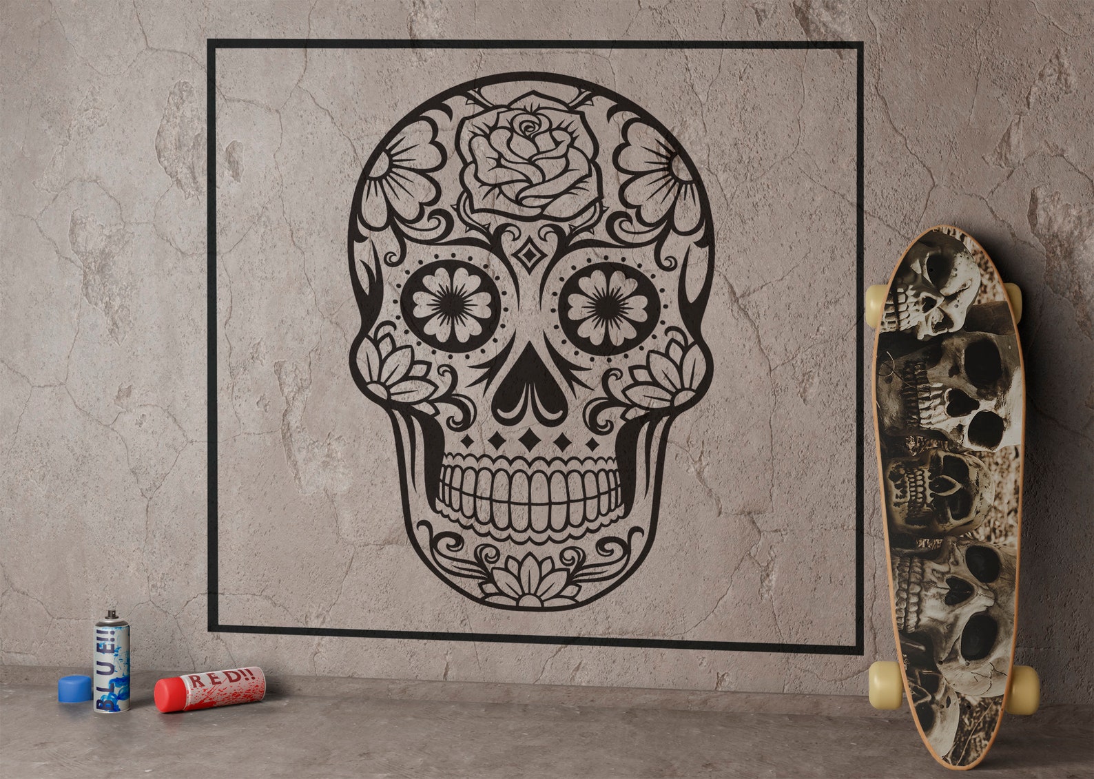 Skull Svg Skull Dxf Skull Clipart Skull Cut Files Skull | Etsy