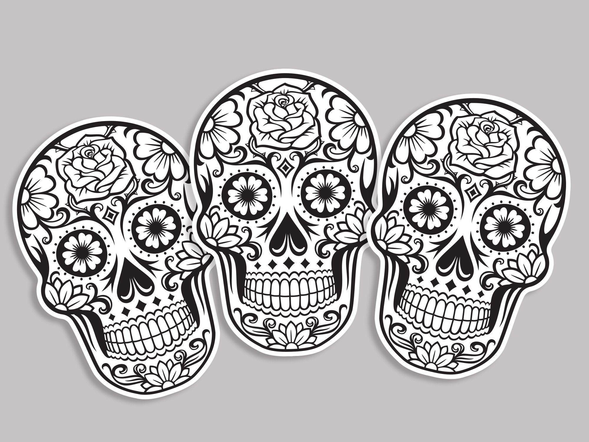 Skull Svg Skull Dxf Skull Clipart Skull Cut Files Skull - Etsy
