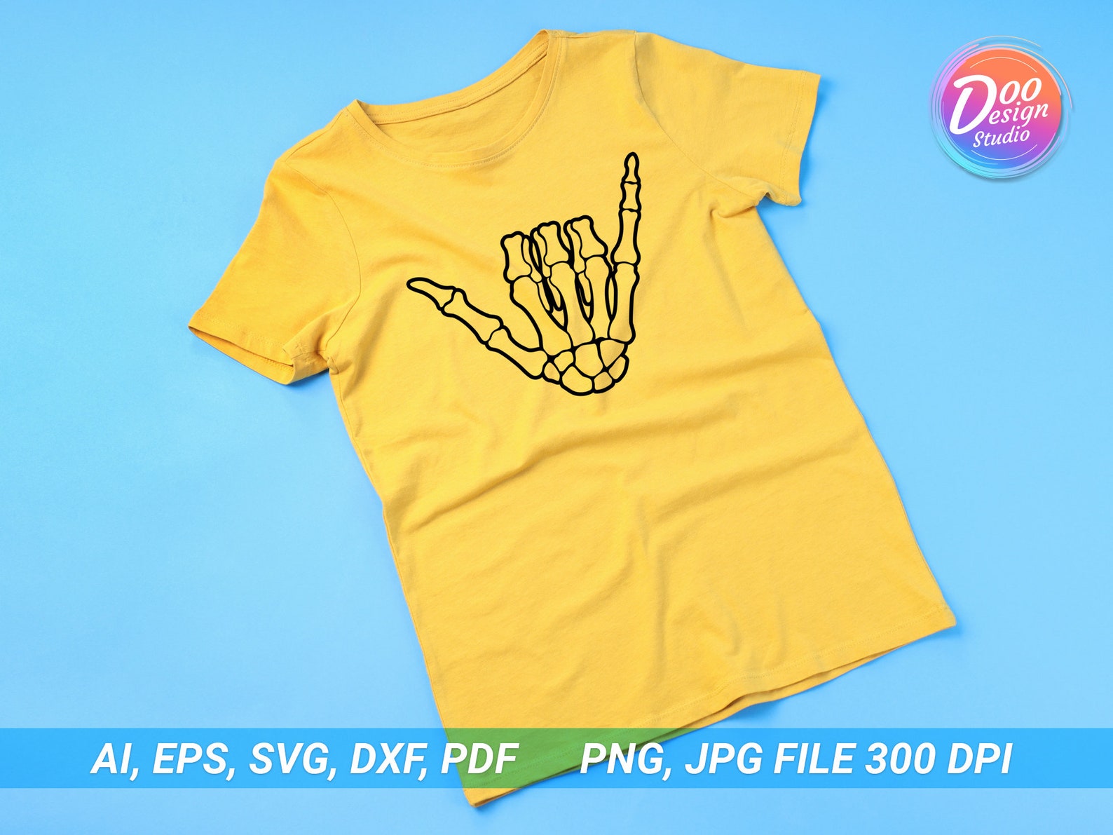 Shaka Skeleton Hand, Sign Svg, Peace Sign Svg, Skeleton Svg, Skeleton ...
