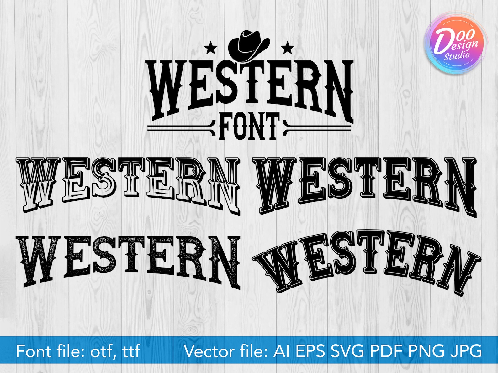 Western Font Svg, Western Font Ttf Otf Files, Ttf Otf Files, Cowboy ...