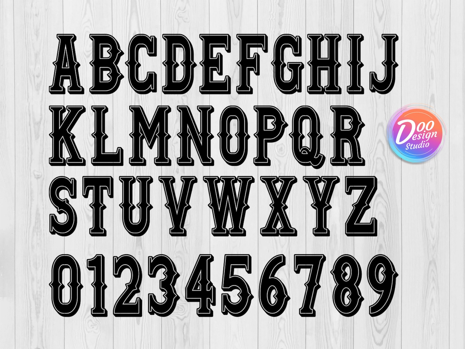 Western Font Svg, Western Font Ttf Otf Files, Ttf Otf Files, Cowboy ...