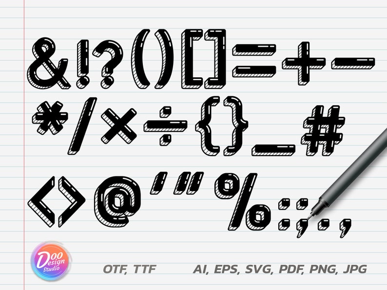 Handwritten 3d Ink Font Alphabet Letter Otf Svg Png, Alphabet Letter ...