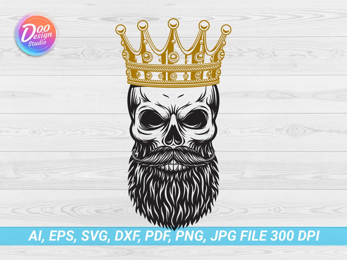 King Skull Svg Skull Svg Skeleton Svg Svg Files for Cricut - Etsy
