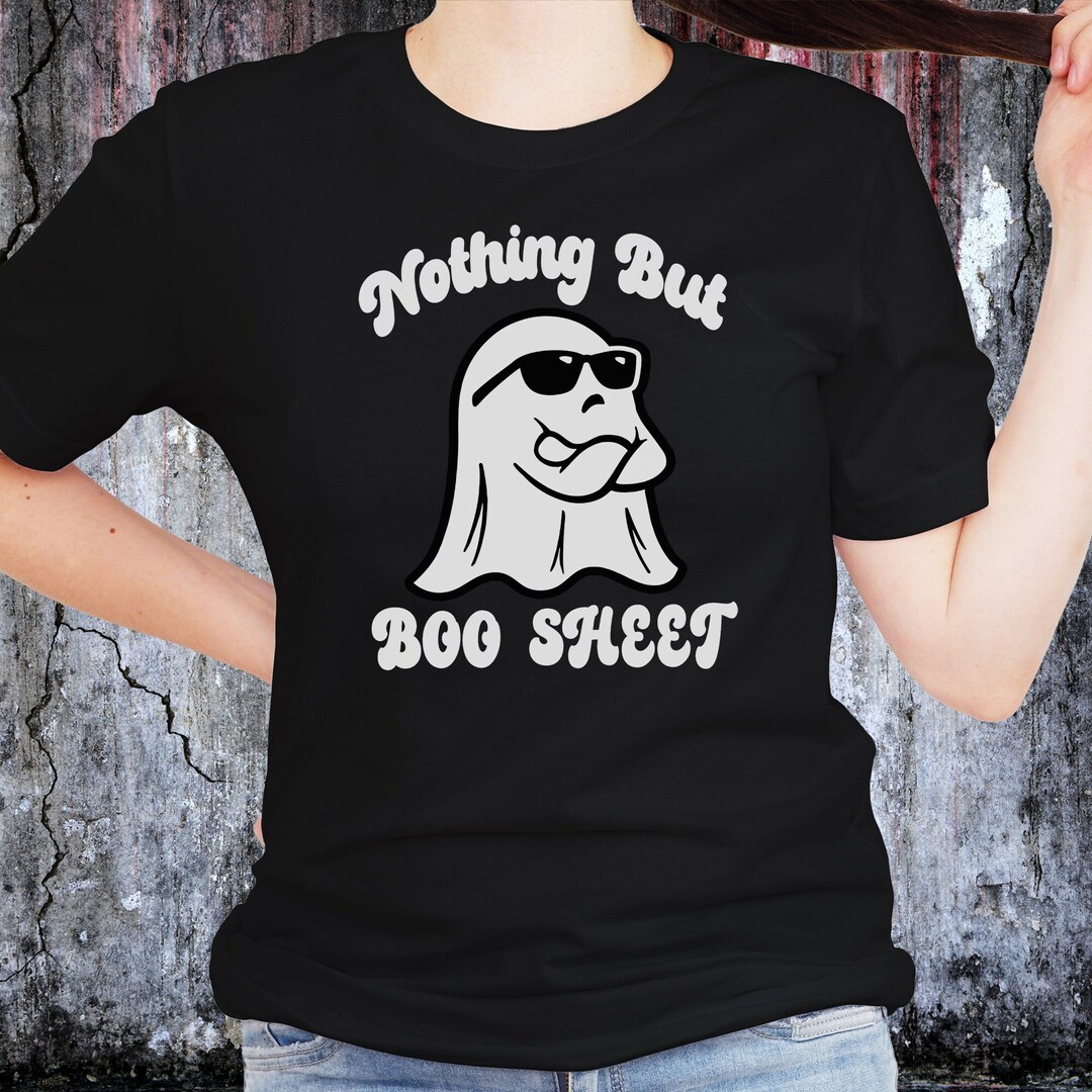Boo Sheet Shirt,funny Halloween Shirt,spooky Halloween Ghost Tshirt ...