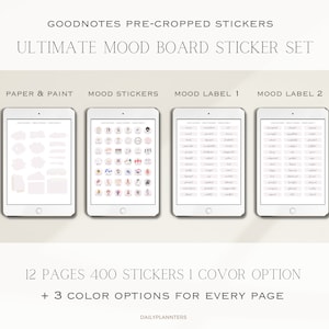 Mood Stickers, Mood Tracker Stickers, Mood Board Stickers, Goodnotes ...
