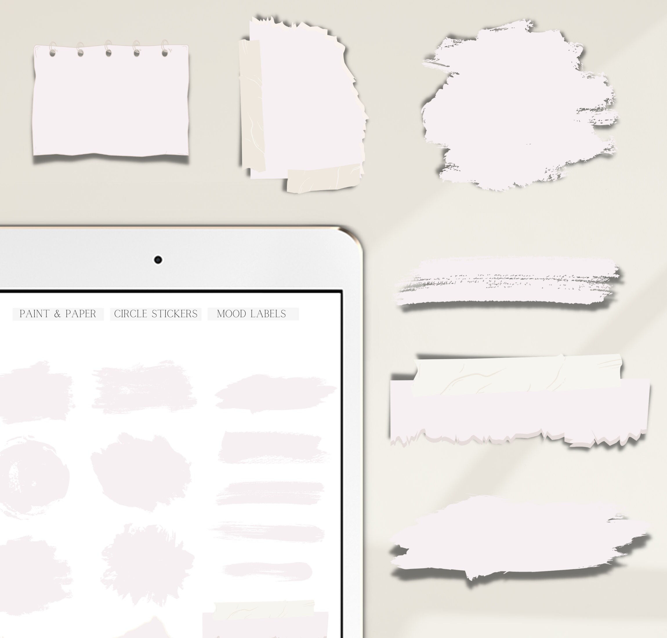 Mood Stickers, Mood Tracker Stickers, Mood Board Stickers, Goodnotes ...