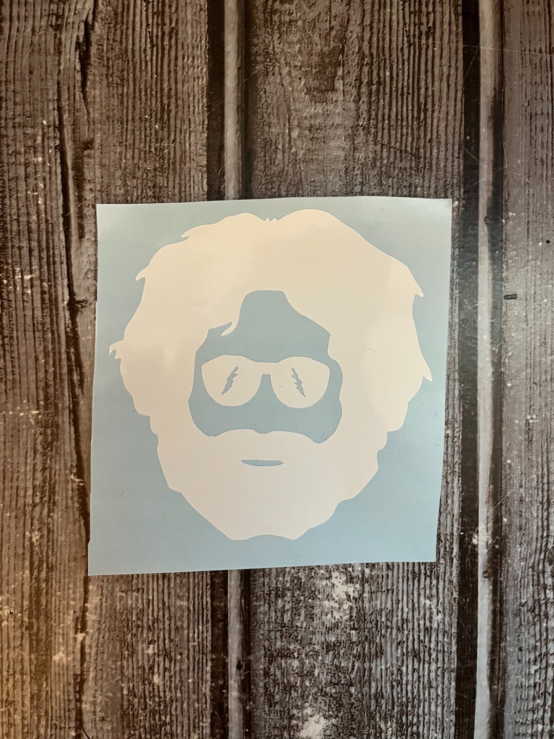 Jerry Garcia Decal Bumper Sticker Water Bottle Decal Vinyl Decal Laptop ...