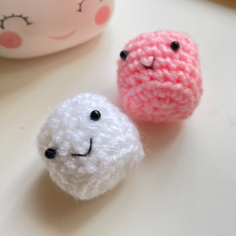 Marshmallow Crochet Pdf Pattern, Marshmallow Amigurumi Pattern - Etsy