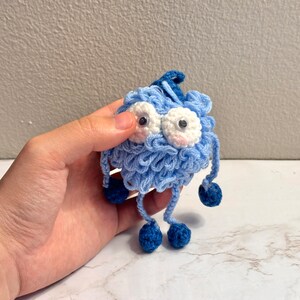 Handmade Crochet Keychain Plush Ball Crafts Cute and Cool Car Backpack ...