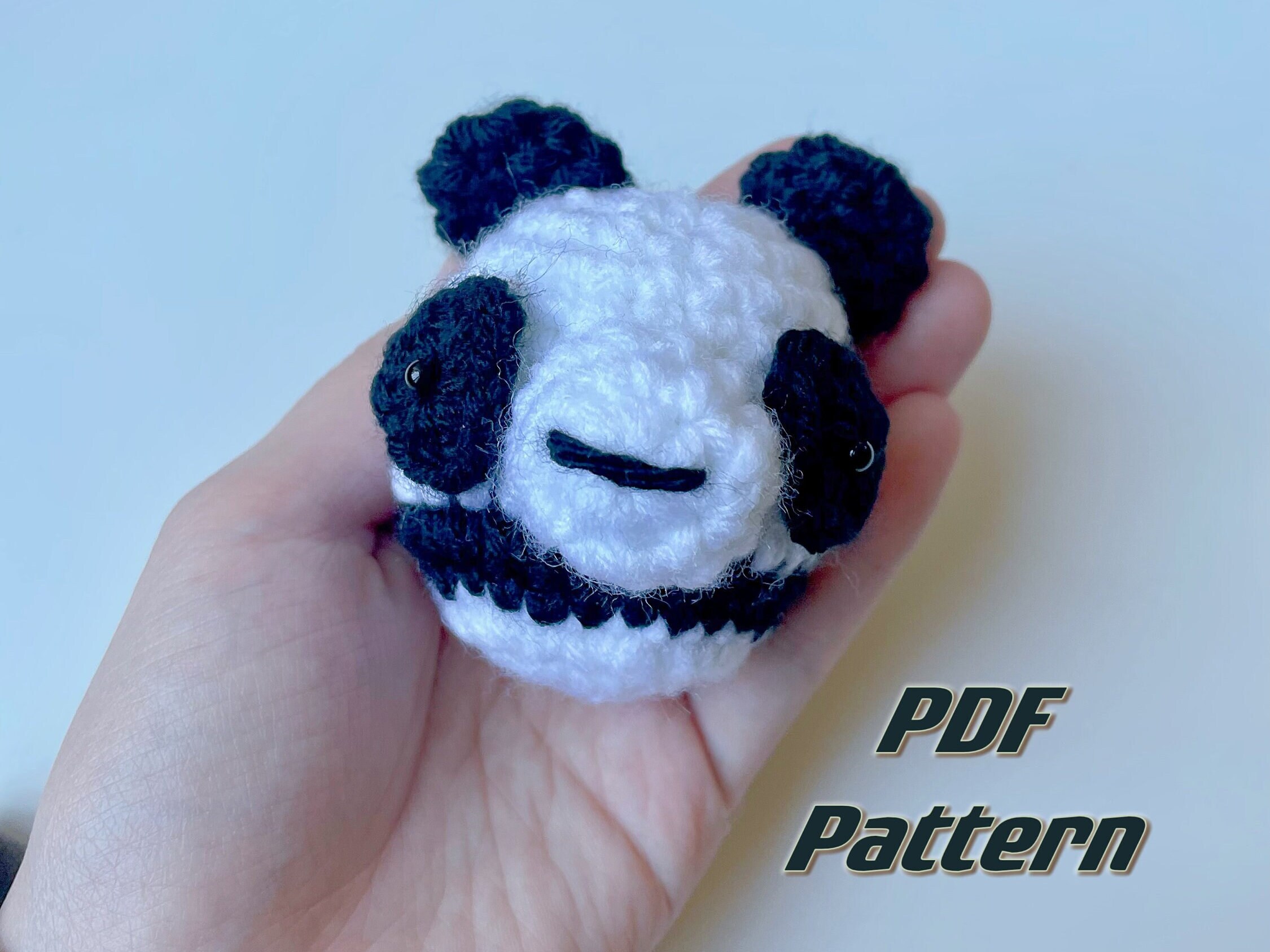 The Panda Crochet Pattern Crochet Animals Amigurumi Animal Crochet ...