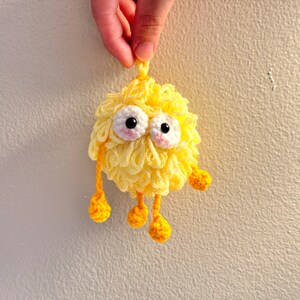 Handmade Crochet Keychain Plush Ball Crafts Cute and Cool Car Backpack ...