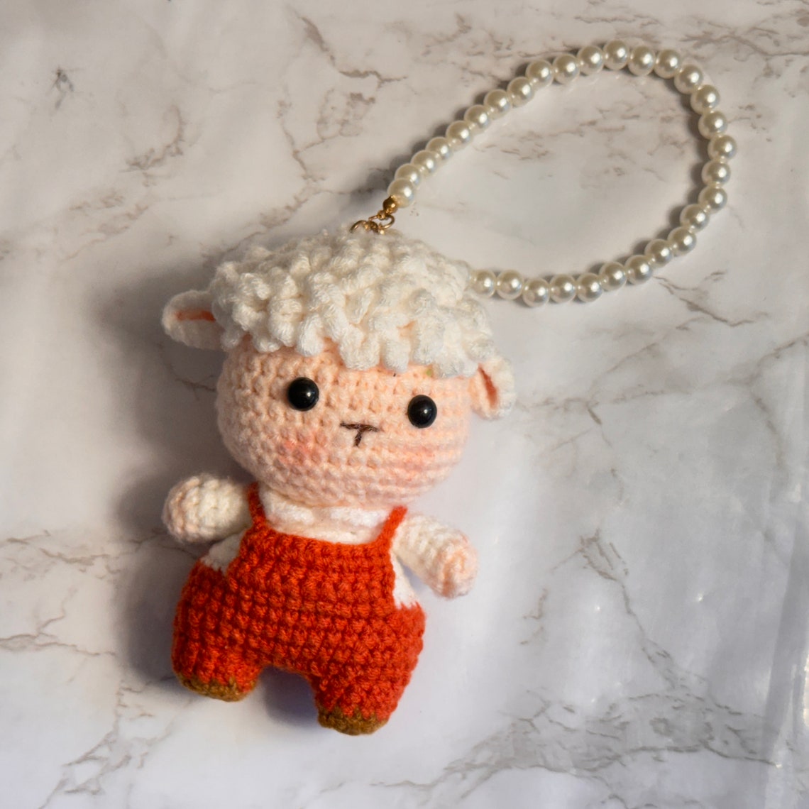 Ready to Ship From the US: Cute Lamb Pendant Handmade Hook Needle Wool ...