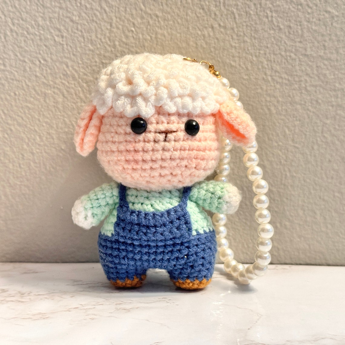 Ready to Ship From the US: Cute Lamb Pendant Handmade Hook Needle Wool ...