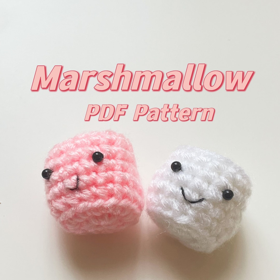Marshmallow Crochet Pdf Pattern, Marshmallow Amigurumi Pattern - Etsy