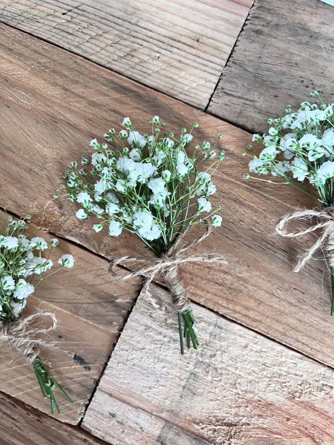 Dried Gypsophila Buttonhole | Dried Baby’s Breath Buttonhole |dried Gypsophila | Wedding Flowers ...
