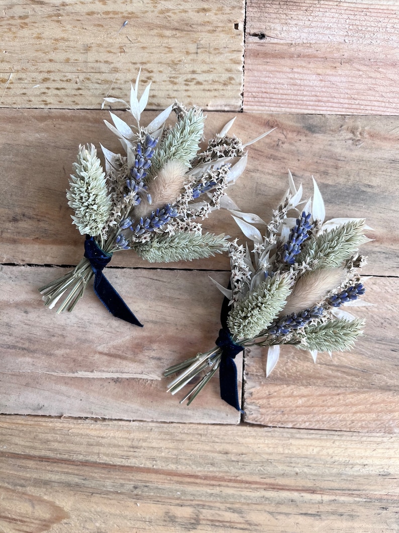 Dried Flower Buttonhole | Wedding Flowers | Boutonnière | Corsage - Etsy UK