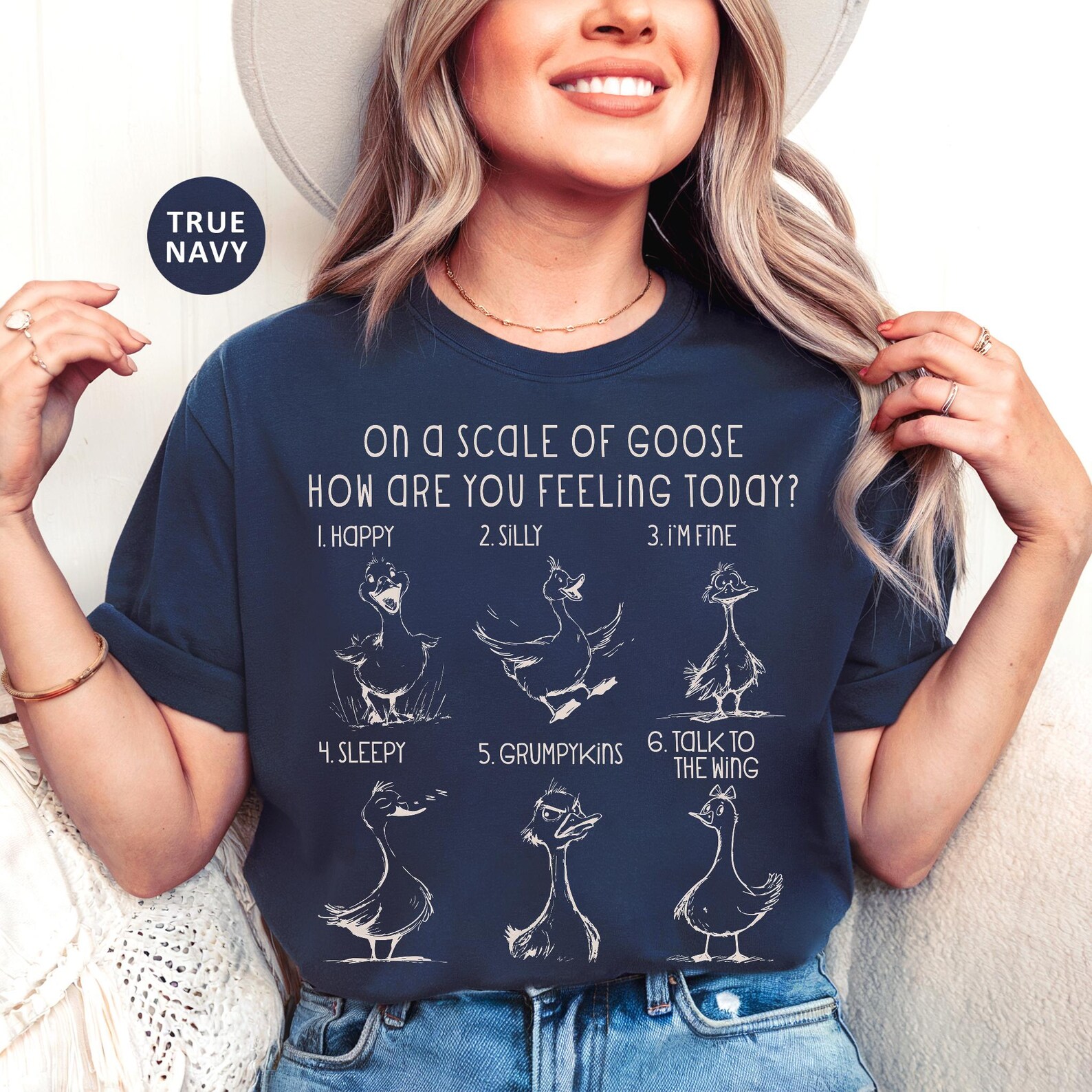 On A Scale of Goose Silly and Funny Comfort Colors T-shirt - Etsy