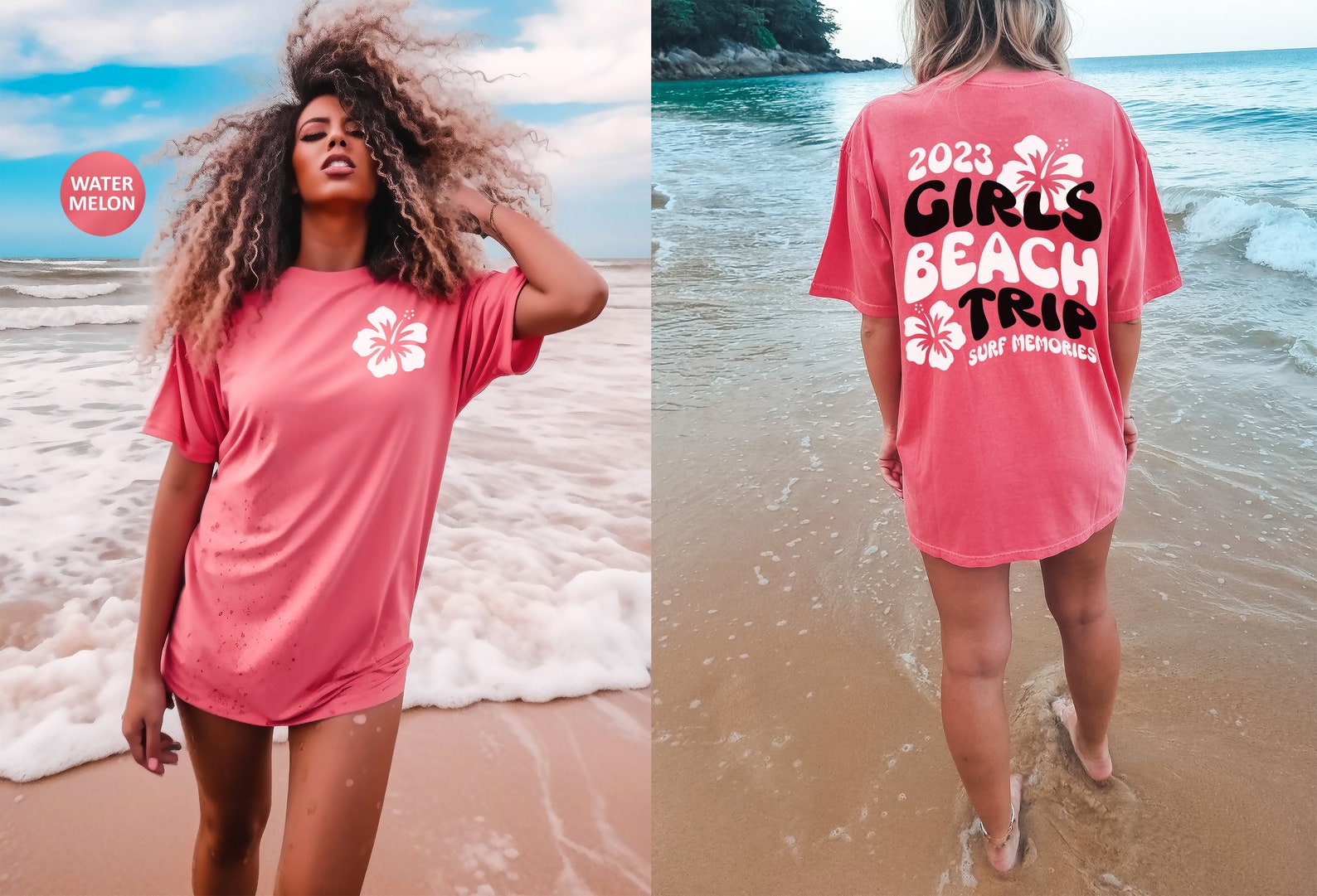 Girls Beach Trip T Shirts Oversized Beach Trip Shirts Girls - Etsy