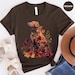 Fall Dog Shirt Gift for Her, Fall Wildflower Dog T-shirt, Womens Dog ...