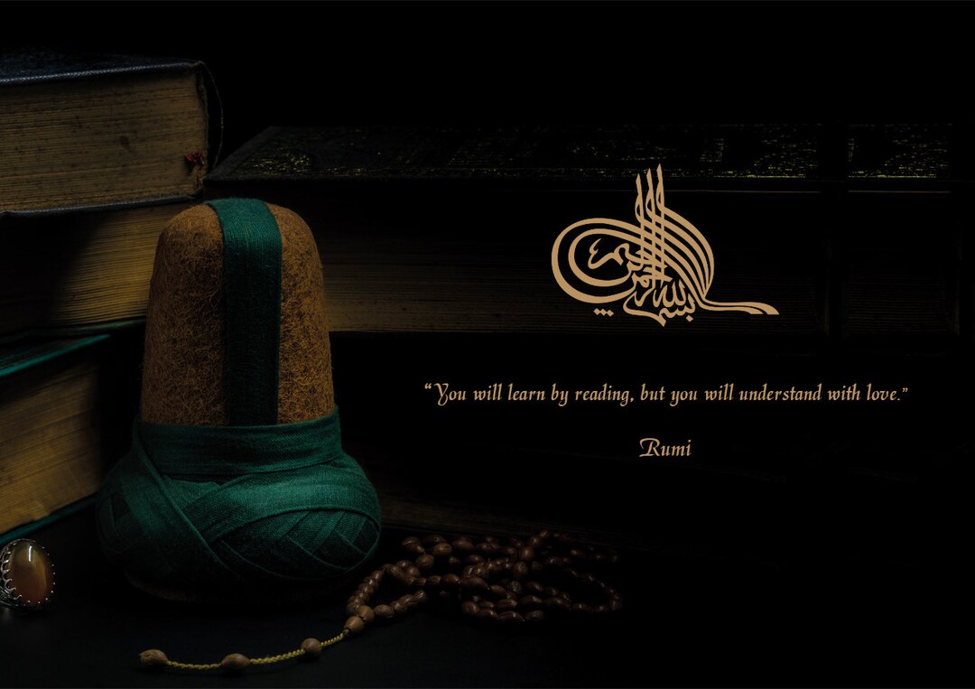 Rumi Learn by Reading and Undertanding With Love - Etsy