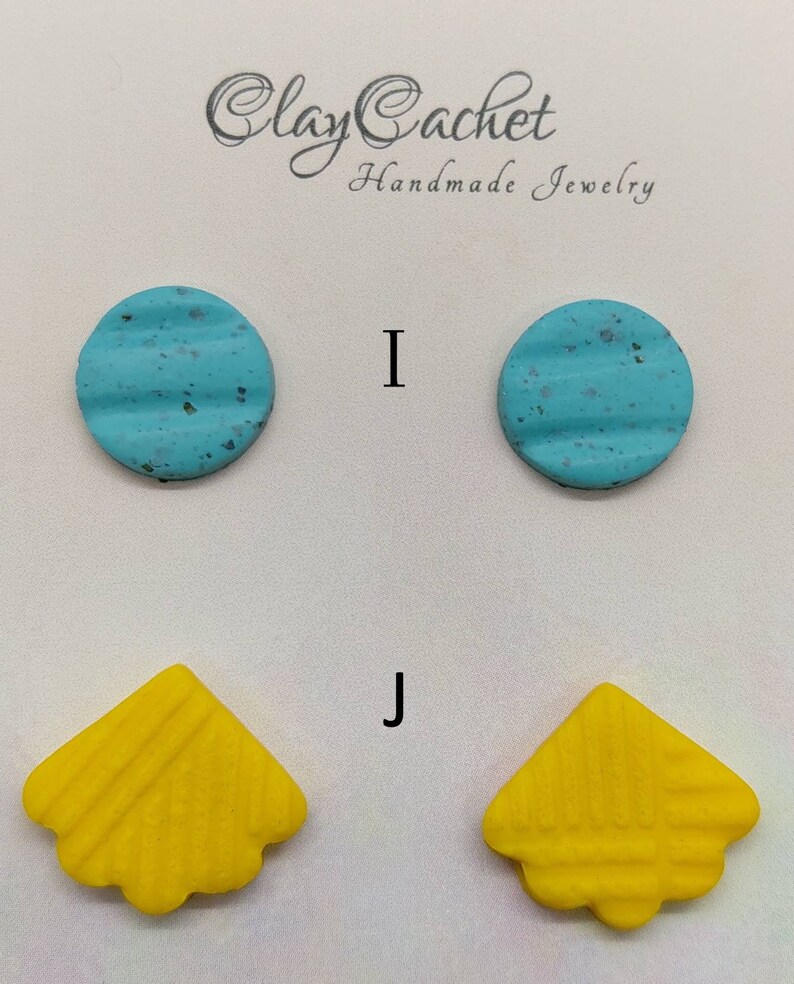 Create Your Own Stud Pack | Customize Stud Sets | Clay Stud Earrings ...
