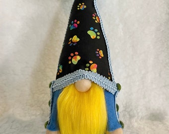 Hello Kitty Gnome, Red and Pink Whimsical Gnome, Gnome Decor, Gnome ...