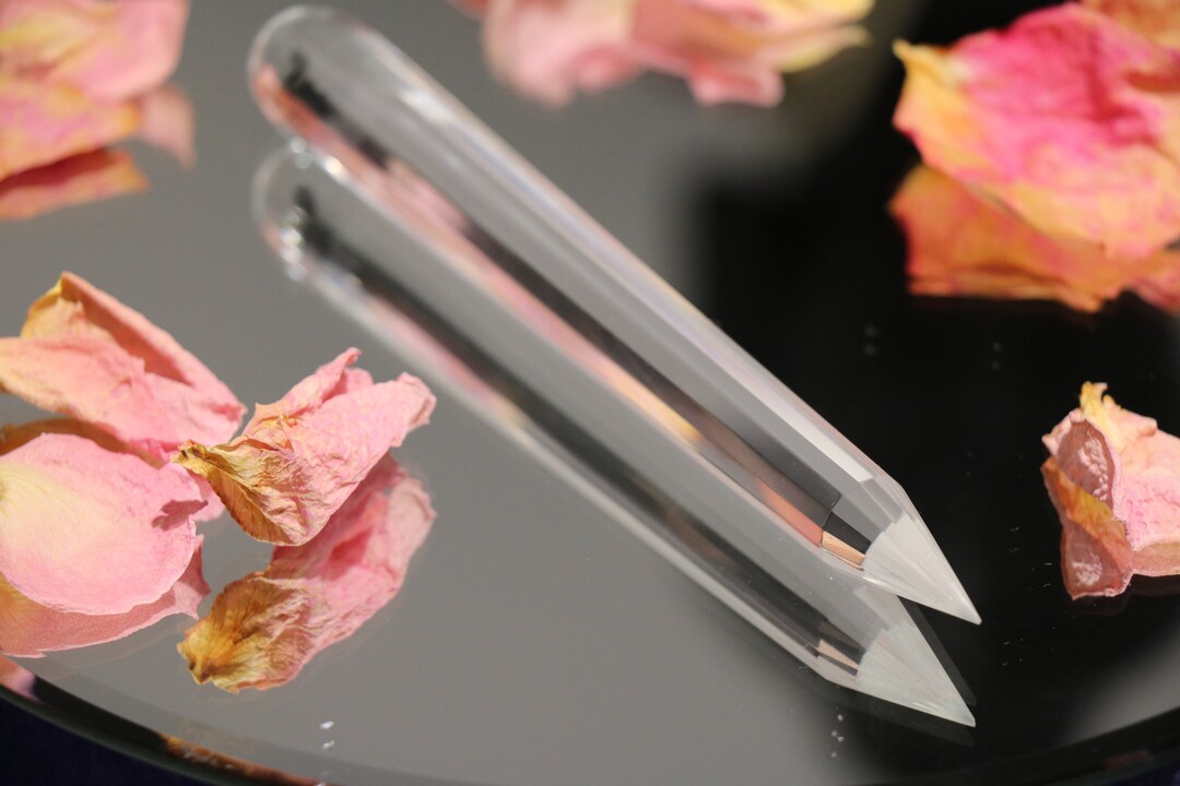 Clear Quartz Crystal Healing Pencil - Etsy