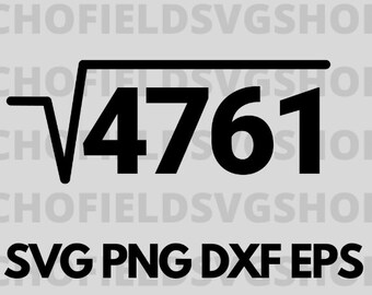 Square Root Svg - Etsy