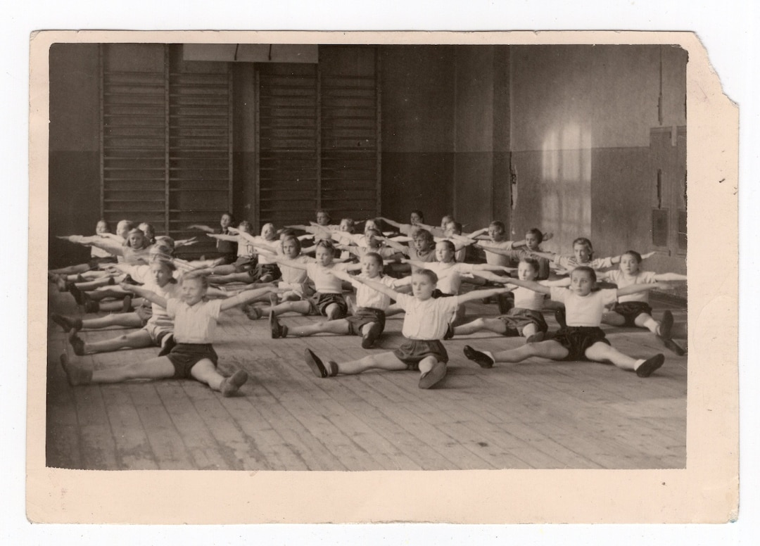 Synchronised Gymnastics, Found Photo - Etsy