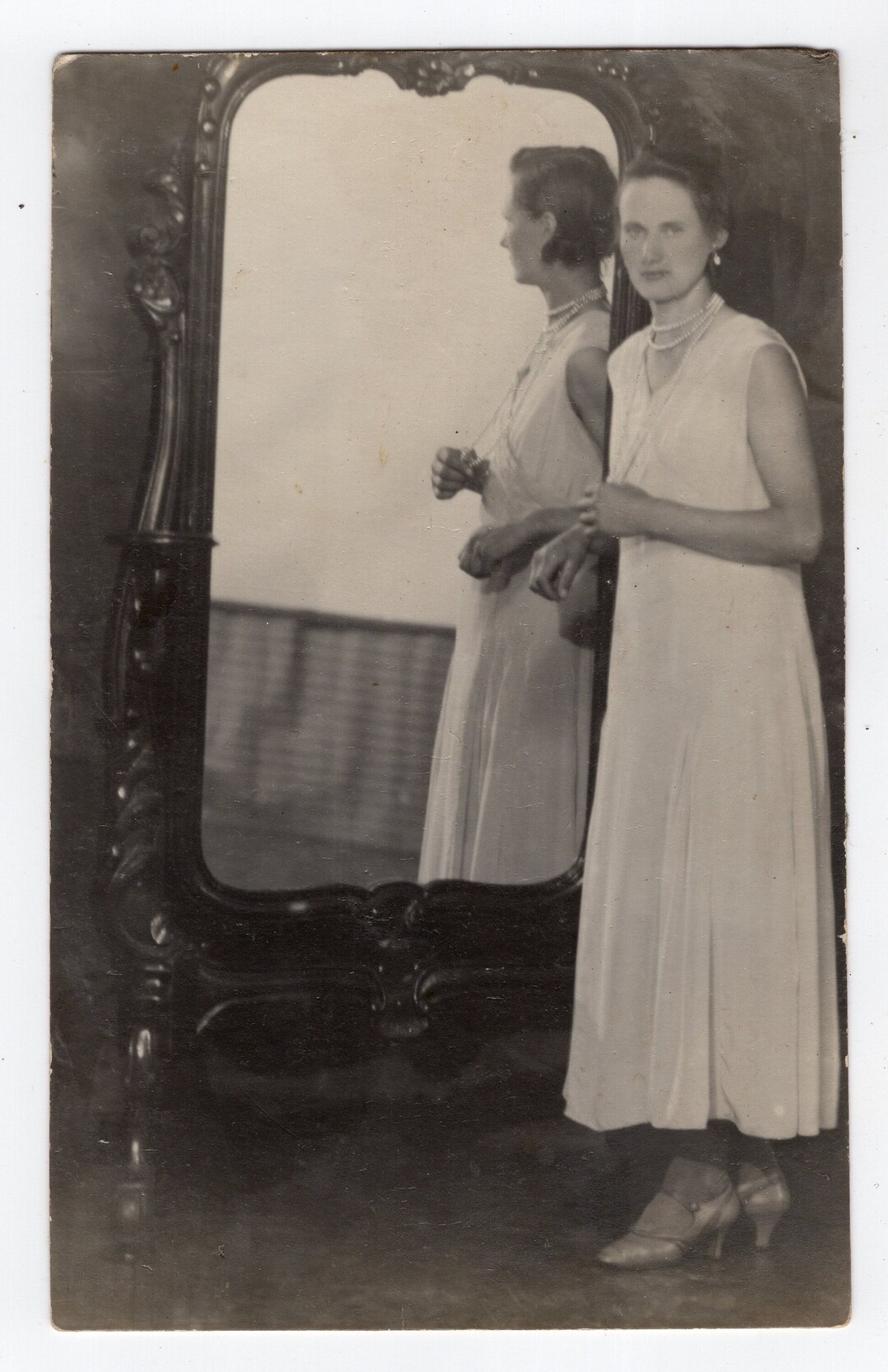 Abstract Mirror Portrait, Vintage Photo - Etsy