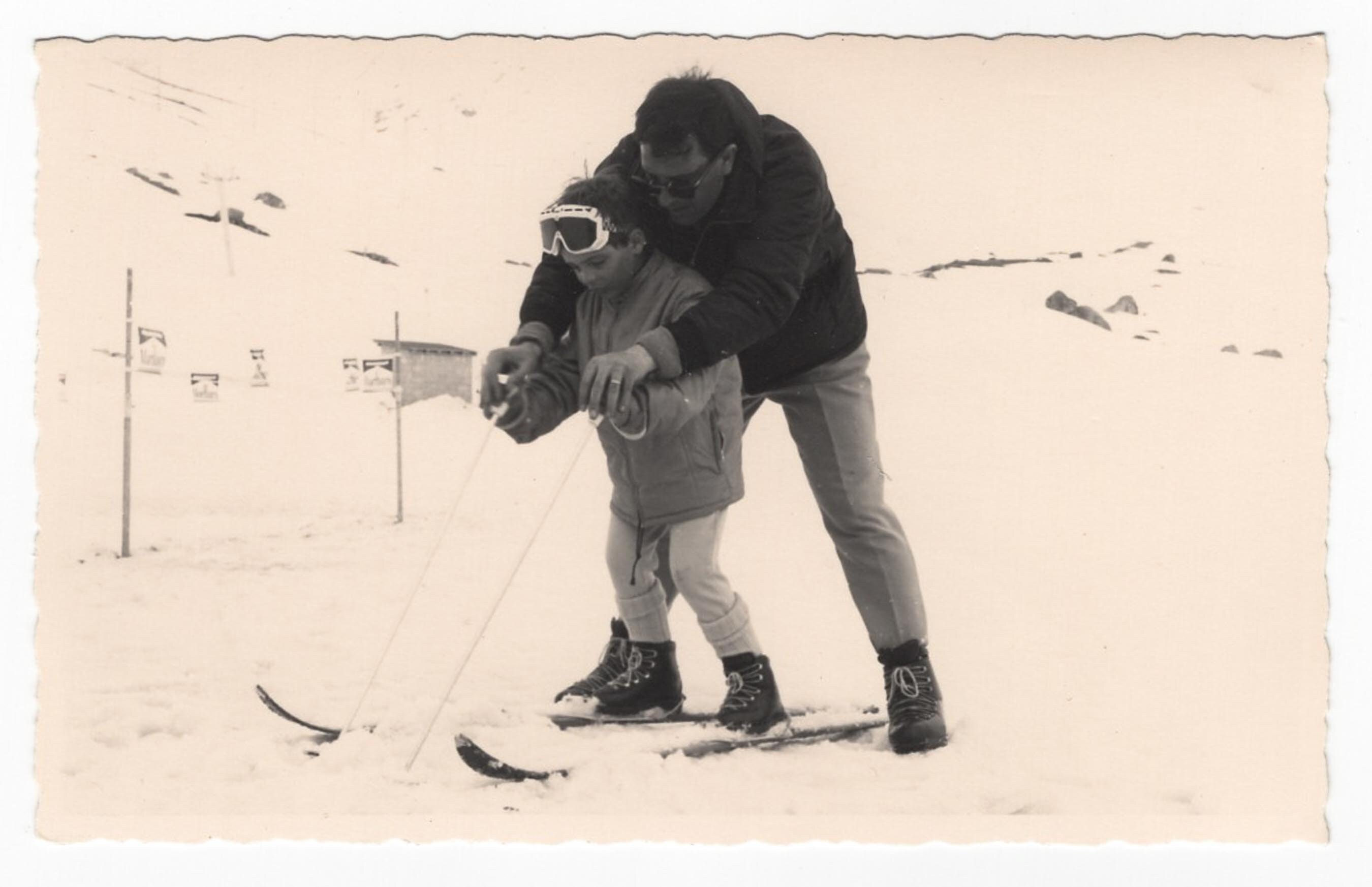 Skiing Lessons, Vintage Photo - Etsy