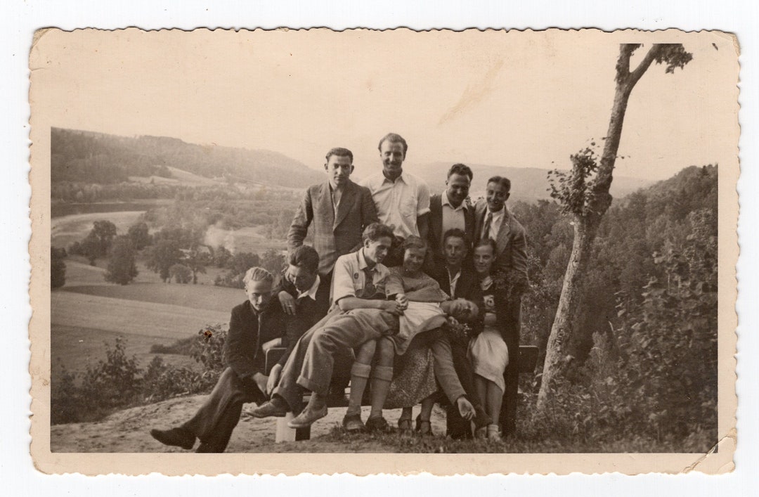 Man Playing Dead, 1930s, Vintage Photo - Etsy