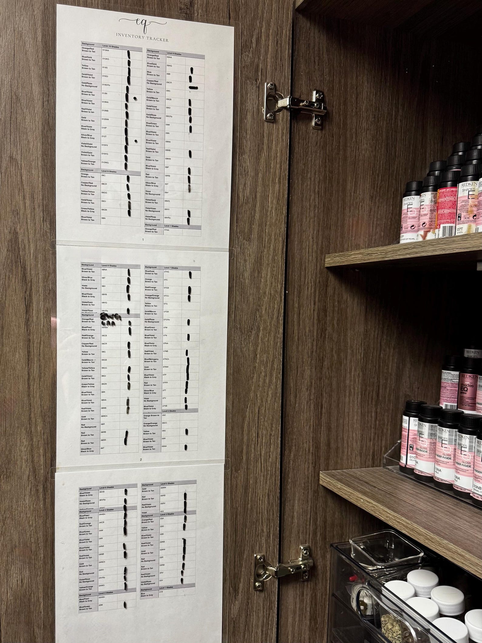 2024 Redken Shades EQ Gloss Inventory Tracker - Etsy