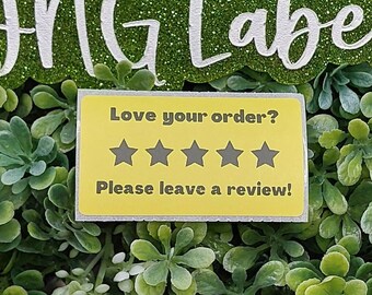 Love Your Order Leave a Review - Etsy