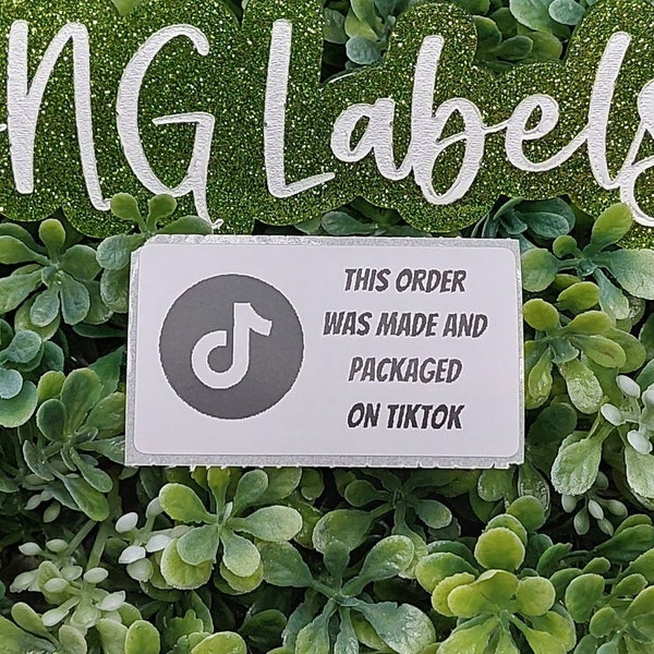 Tiktok Packaging - Etsy