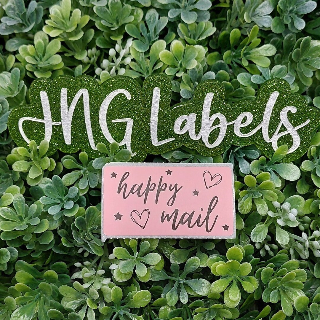 Happy Mail Labels Stickers Packaging Small Business - Etsy