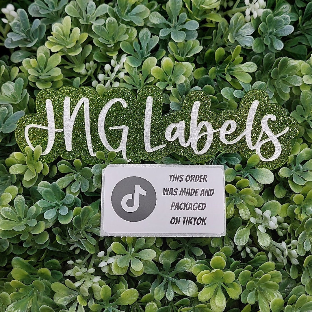 Made and Packaged on Tiktok Packaging Labels Stickers Business - Etsy