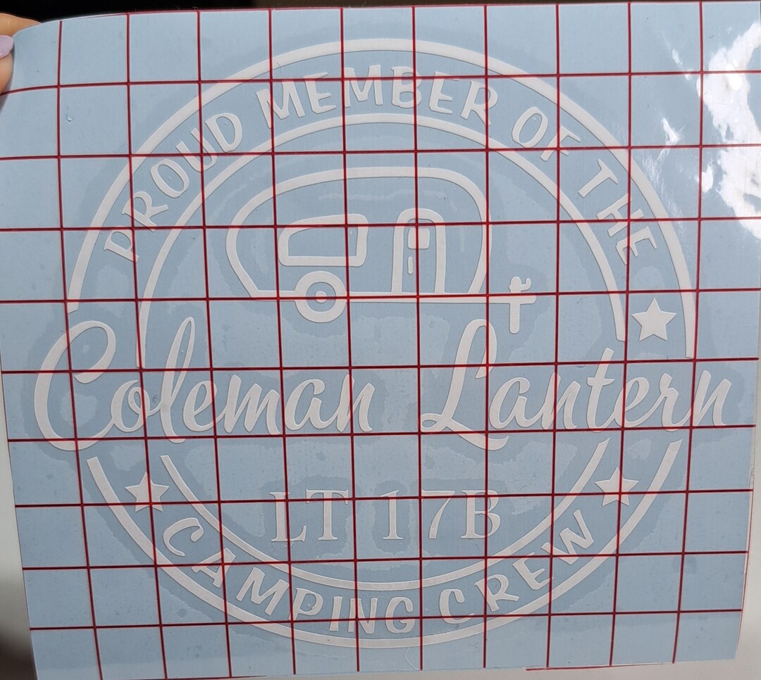Coleman Lantern LT 17b Window Decal Camping Crew - Etsy