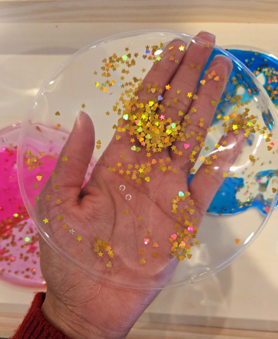Sensory Squish Mat: Color Mixing Fidget Toy - Etsy