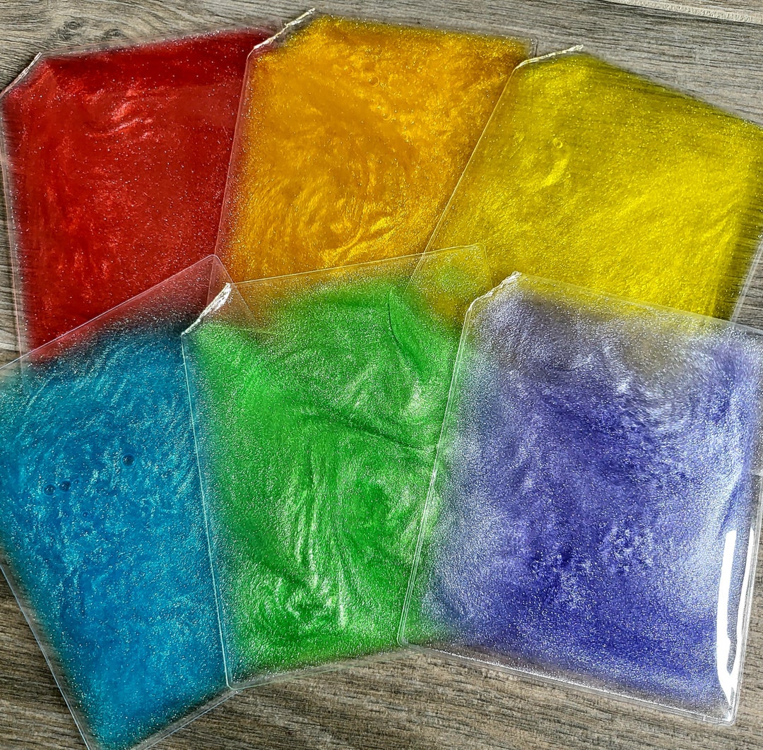 Poke Pouch Squish Mat, Squish Panel, Sensory Bag, Water Mat, Sensory ...