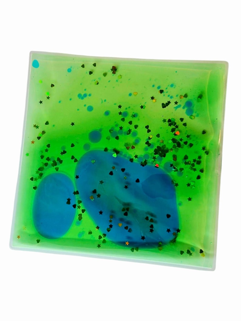 Sensory Squish Mats (20): Liquid Motion Fidget Toy, Color Mixing, - Etsy