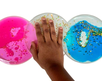 Sensory Squish Mat: Liquid Motion Fidget Toy, Color Mixing - Etsy