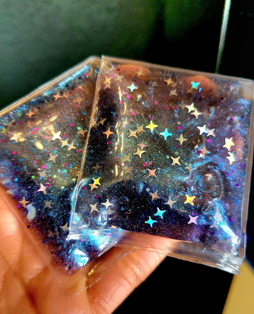 Mini Squish Sensory Bag, Squish Panel, Galaxy, Stress Ball, Slime ...