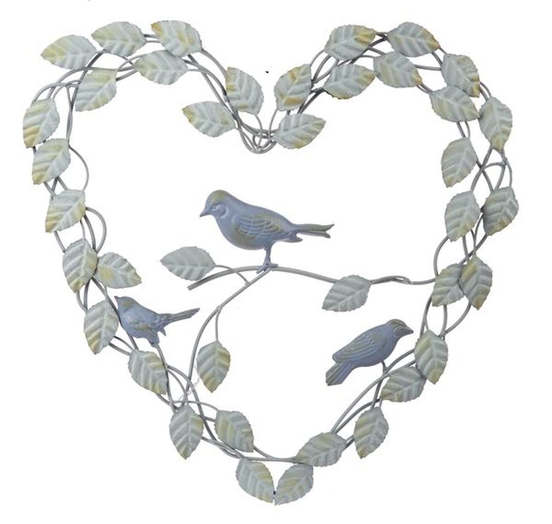 Heart Shaped Metal Wall Decor - Etsy